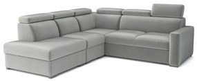 Sedací souprava PEDRO L | 265x250 cm | rozkládací + 2x úložný prostor | polohovatelné záhlavníky | VÝBĚR TKANIN