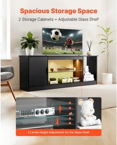 TV stolek pro televizory do 1651 mm VEVOR