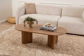 Designový konferenční stolek Quinlan 120 cm hnědý