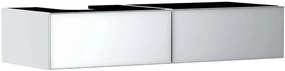 Hansgrohe Xevolos E - Umyvadlová skříňka, 28x137x55 cm, 2 zásuvky, matná bílá/metalická bílá 54319320