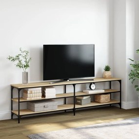 vidaXL TV skříňka 180 x 30 x 50 cm kompozitní dřevo a kov [826757] Barva: dub sonoma