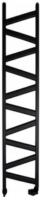 Regnis Kalipso MIX, Topné těleso 540x1600mm, 657W, černá matná, MK1600/500/50BLACK