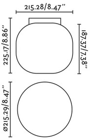 FARO 68611 - Stropní svítidlo AMELIA 1xE27/15W/230V IP44 bílá/černá