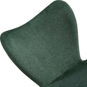Sada 2 jídelních židlí Maika látka – zelená