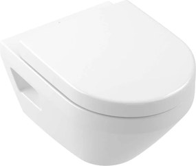Villeroy & Boch Architectura - Závěsné WC se sedátkem DirectFlush, TwistFlush, CeramicPlus, SoftClosing, alpská bílá 4687CLR1