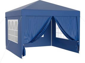 Zahradní altán Wiltec – 3 × 3 m, modrá (61800)