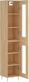 Skříň highboard dub sonoma 34,5 x 34 x 180 cm kompozitní dřevo 3199420