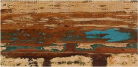 Konferenční stolek 100x50x35cm masivní recyklované dřevo a ocel 247338