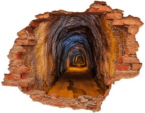 Wallmuralia Fototapeta díra na zeď 3D Podzemní tunel 90x70 cm