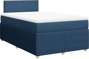 Box spring postel s matrací černá 120x190 cm textil 3289694
