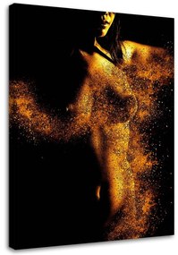 Gario Obraz na plátně Akt ve zlatém prachu Rozměry: 40 x 60 cm
