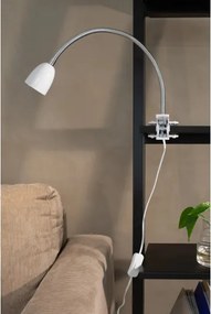 Markslöjd 106091 - LED Stolní lampa s klipem TULIP LED/3W/230V bílá