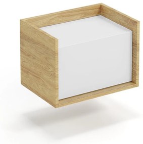 Modulární nástěnná skříňka se systémem push-click Alpská Bílá VITUAS