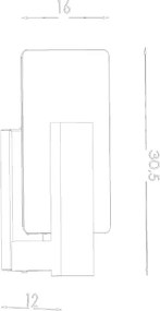 Nástěnné svítidlo SOLLUX LAPPO bílé E14 1x40W bez žárovky SL.1092