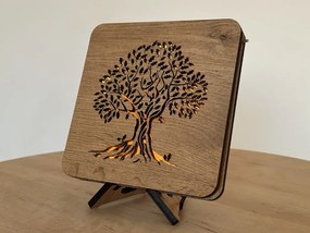 Li-Go "Dub" lampa 19x19cm provedení povrchu: dub