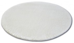 Luxusní kusový koberec Shaggy Azra smetanový kruh, Velikosti 100cm