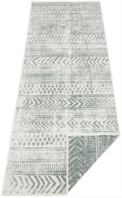 Hanse Home, Kusový koberec Twin Supreme 103861 Biri Green/Cream – na ven i na doma, 80x250, zelená, chodba / předsíň