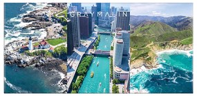 Galison Puzzle Letecké záběry USA 3×120 dílků