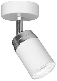 Luminex Bodové svítidlo RENO 1xGU10/8W/230V bílá/chrom LU5136
