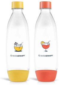 SodaStream Příslušenství - Láhev 1 l, 2 ks, žlutá/oranžová 42007066