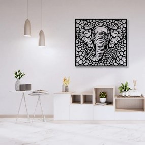 Slon, nástěnná dekorace 30x27 cm