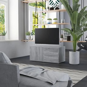 TV skříňka šedá sonoma 80 x 34 x 36 cm kompozitní dřevo - Default Title