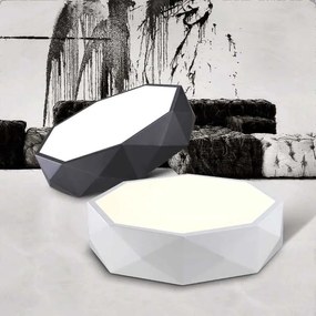 Toolight - Stropní svítidlo Diamond 50cm E27 5x60W APP863-C, černá, OSW-08959
