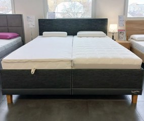 Sleep Centrum Slumberland Bristol postel 180 x 200 cm, Furia 410 + Soft 20 - výprodej z expozice
