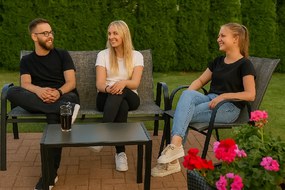 TRENDIE Sestava zahradního nábytku - pohovka, 2 židle a stolek