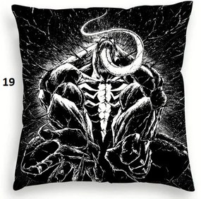 Potah na polštář Venom/Black Panther/Deadpool 45x45 cm Motiv: 19