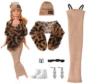 Šatičky pro panenku Barbie (30 cm) Barva: A