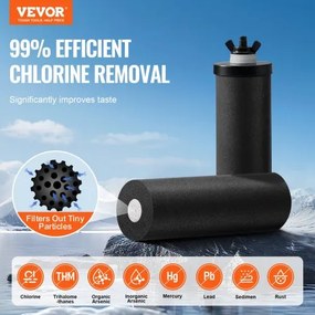 Gravitační vodní filtr z nerezu 8,5 l se 2 filtry – k8626 A