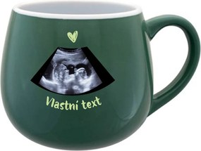 Personalizovaný keramický buclatý hrneček s ultrazvukem