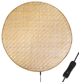 Toolight Toolight, LED nástěnné svítidlo APP1408-W, přírodní hnědá, OSW-08639