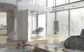 ADRK Furniture Skříň posuvná se zrcadlem MODESTO 150 ADRK-SW-MOD-W-150
