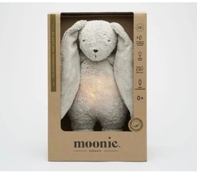 Moonie - Usínáček s melodií a světlem zajíček 2.0 organic grey