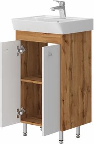 Lavedo Trinity Wotan Oak 45 koupelnová skříňka s umyvadlem