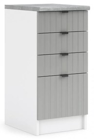 Kuchyňská skříňka spodní 40 cm - LAM SZ40 4SZ - Dvířka CINDY