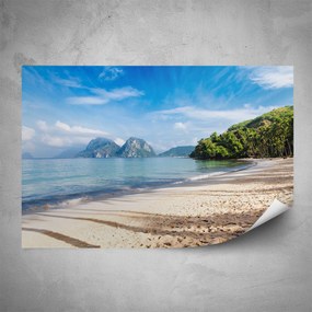 Plakát - Pláž Nový Zéland (60x40 cm) - PopyDesign