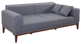 Atelier del Sofa 3-místná pohovka Liones 3 - Dark Grey, Tmavá Šedá