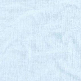 Mušelínové prodloužené povlečení Baby blue Velikost: 140 x 220 + 70 x 90