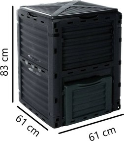 Zahradní kompostér, uzavřený- 300 l