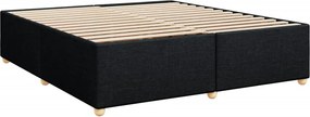 Rám postele bez matrace černý 180 x 200 cm textil 3284752