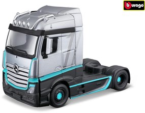 Bburago 1:43 mb actros gigaspace - silver