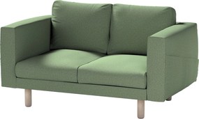 Potah na pohovku IKEA Norsborg 2-místná barva zelená látka pletený vzor