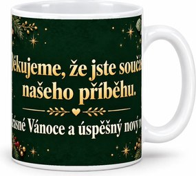 Vánoční hrnek 300 ml – Vánoční poděkování – dárek pro obchodní partnery