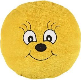Bellatex Polštářek Kulička Žlutá 35 cm, (průměr)