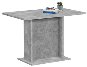 FMD Jídelní stůl 110 cm betonově šedý