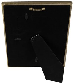 Zlatý antik fotorámeček s pumou – 10x15 cm