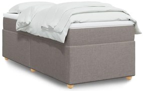 Box spring postel s matrací taupe 100 x 200 cm textil 3285356